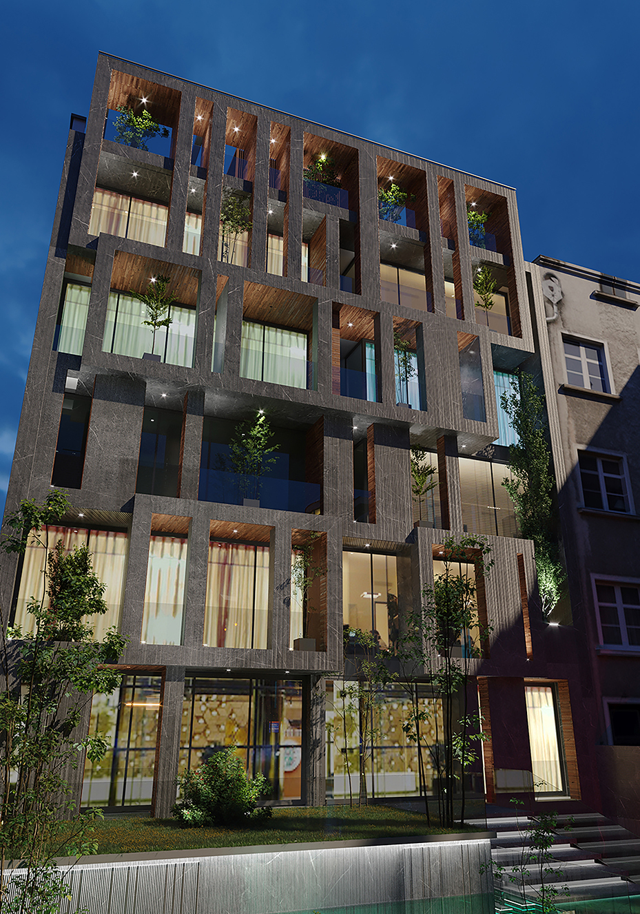 Pasdaran Building Concept Design / 2020 – Kanisavaran Architectural Group